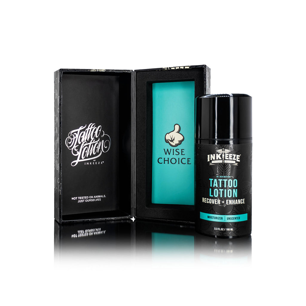 Inkeeze Hi-Definition Aftercare Tattoo Lotion - 3.3oz – Kingpin Tattoo Supply