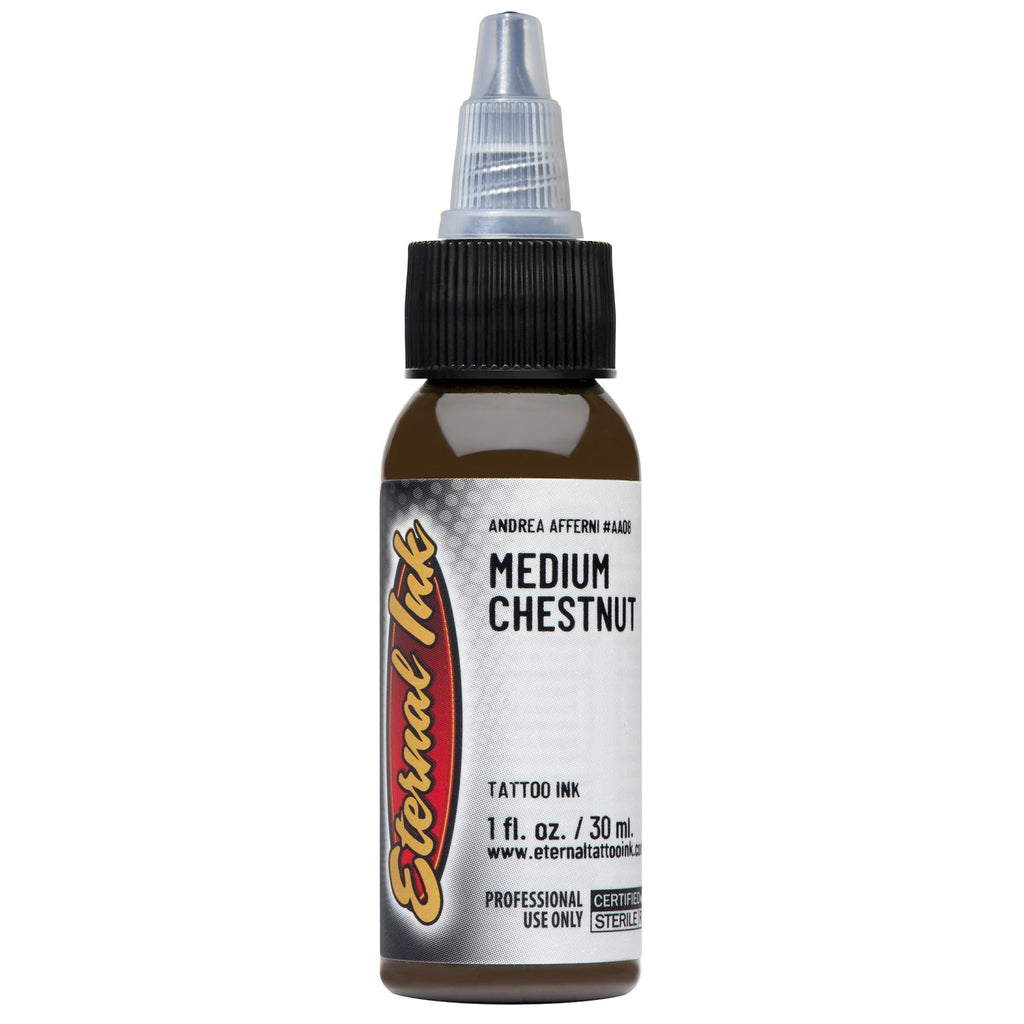 Eternal ink Andrea Afferni Medium Chestnut Tattoo Ink - 1 oz – Kingpin ...