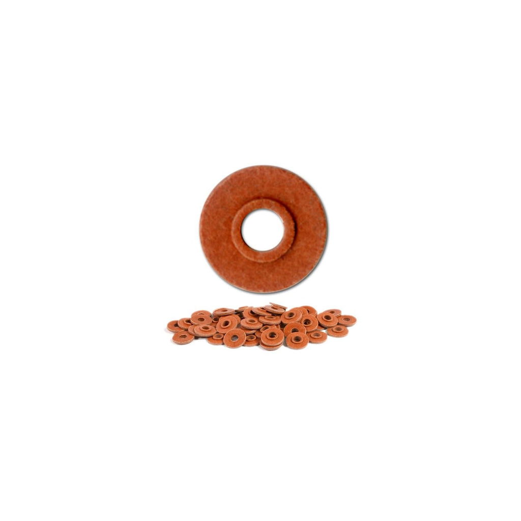 Red Fiber Shoulder Washer (Oversized) - 3/8" Dia - 10 Pack – Kingpin ...