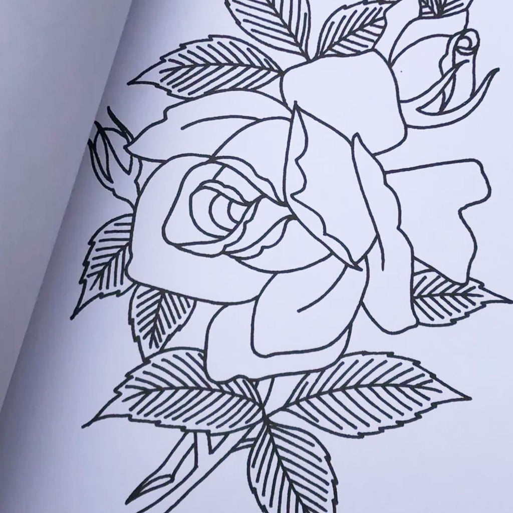 American Traditional Coloring Book - By Danny G and Ryan Cooper Thomps ...