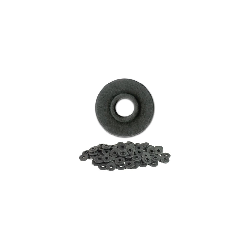 Black Fiber Shoulder Washer (Oversized) - 3/8" Dia - 10 Pack – Kingpin ...
