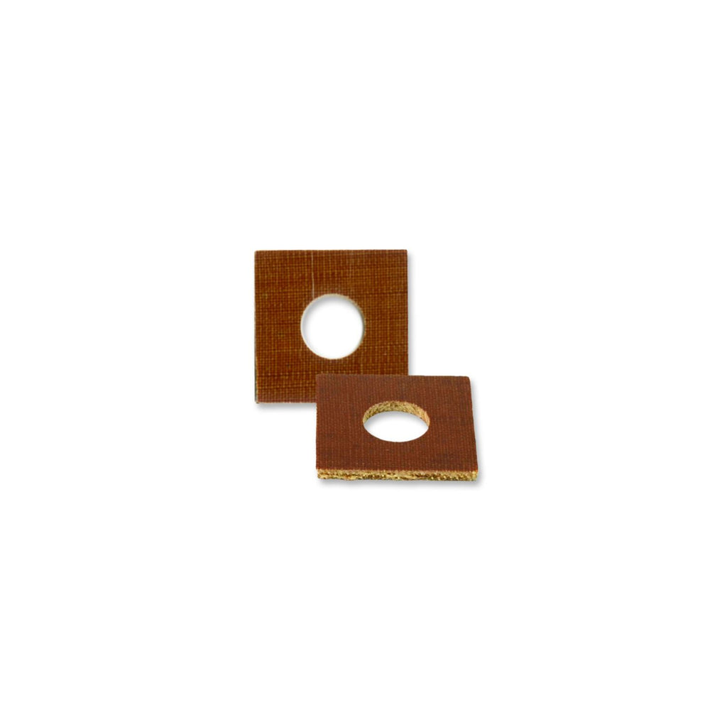Brown Phenolic Coil Washer Square 5/16" 10 Pack – Kingpin Tattoo Supply