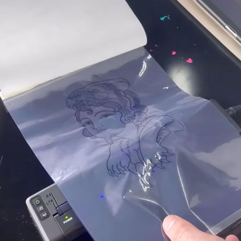 Clear Cut Transparent Thermal Transfer Paper | Kingpin Tattoo Supply