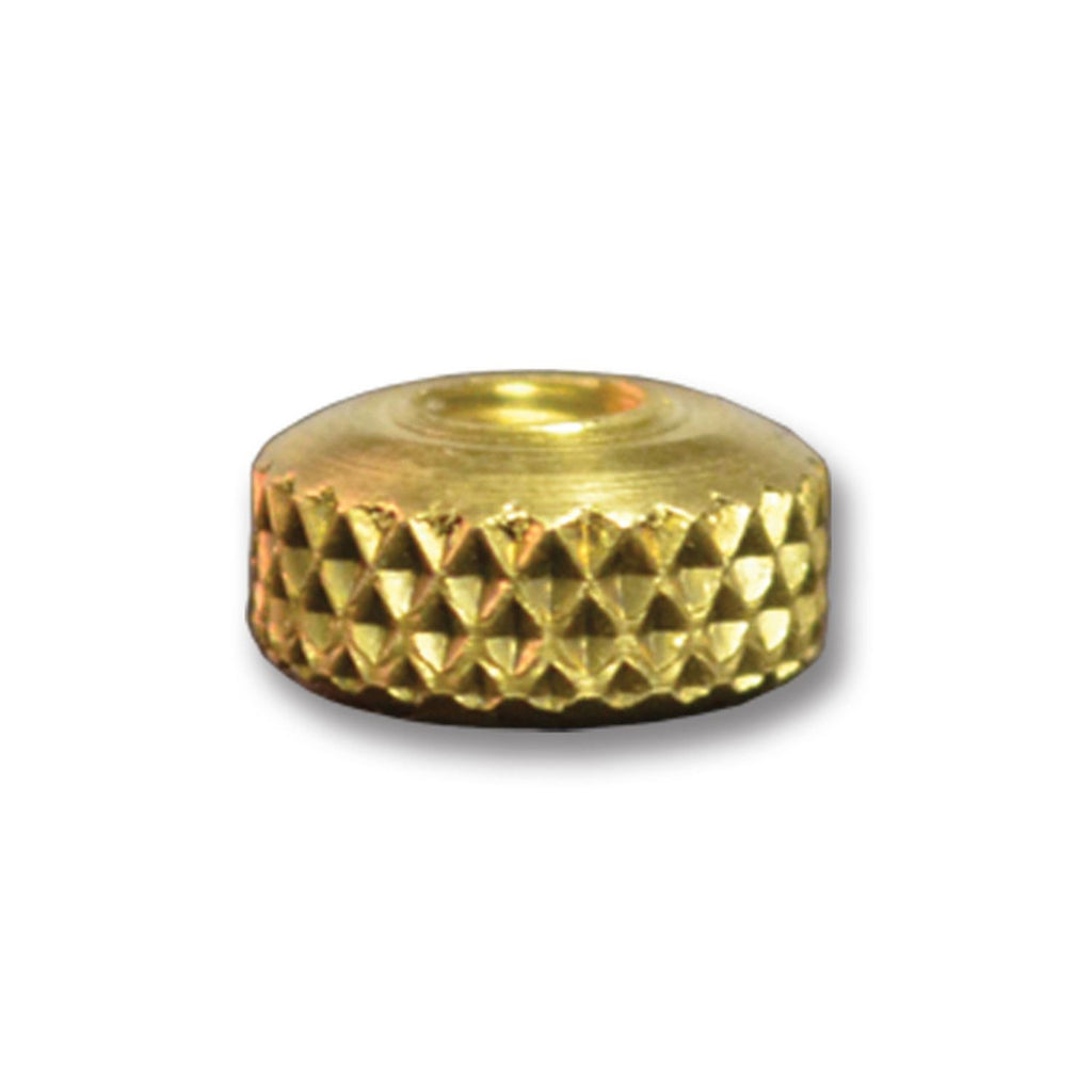 Round Locking Nut - Brass (5 Pack) – Kingpin Tattoo Supply