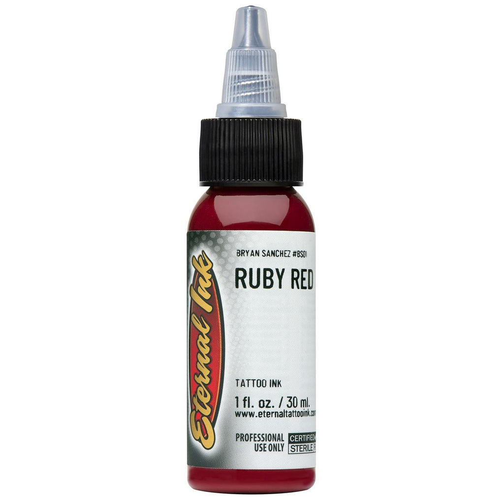 Eternal Bryan Sanchez Watercolors Ruby Red Tattoo Ink - 1oz – Kingpin ...