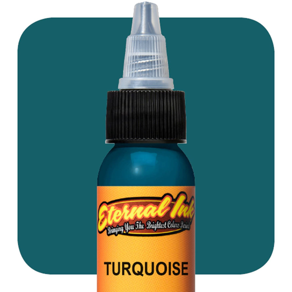 Eternal Tattoo Ink - Turquoise – Kingpin Tattoo Supply
