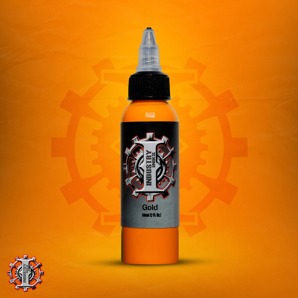 Industry Inks - Gold Tattoo Ink – Kingpin Tattoo Supply