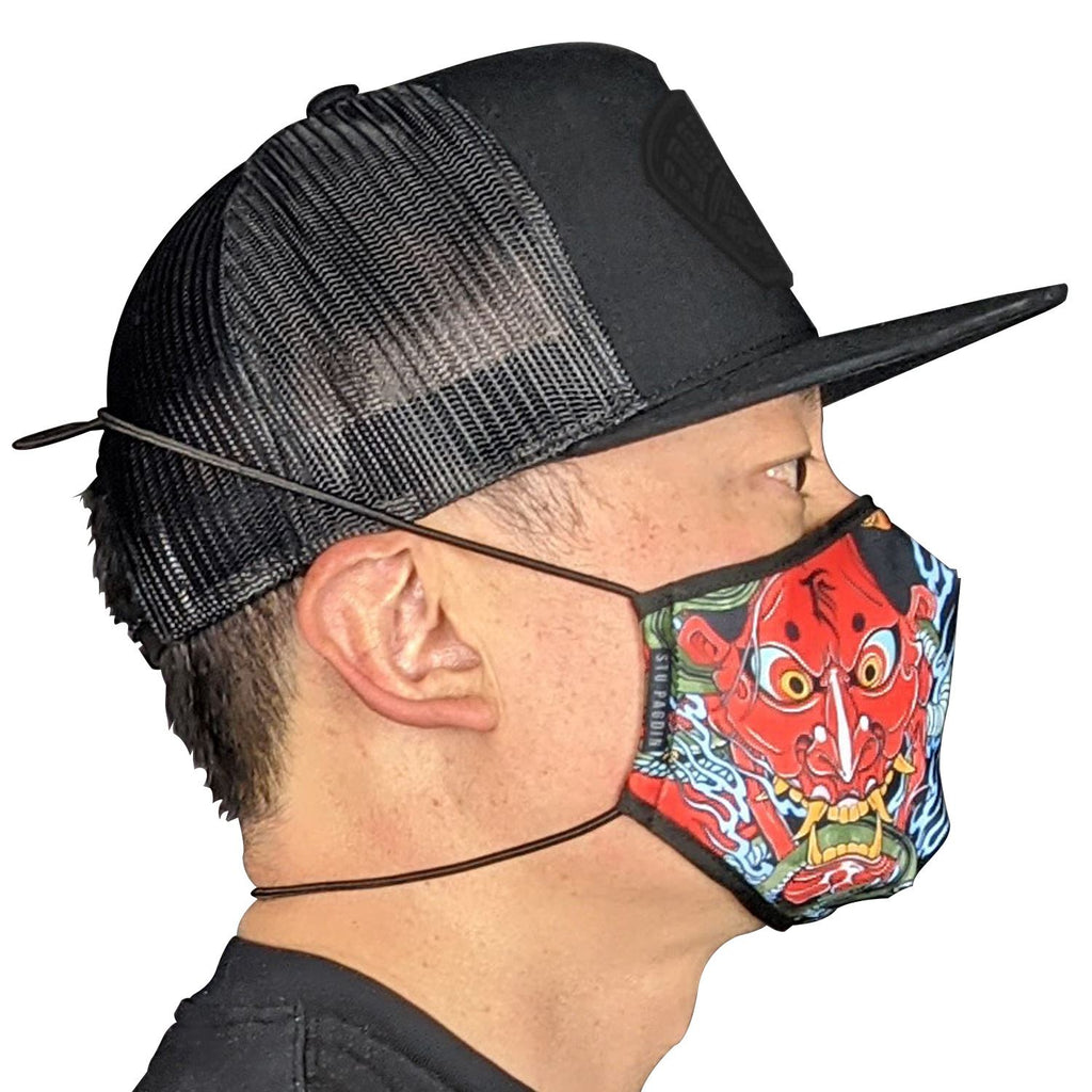 Jet Black Supply Artist Mask Featuring Art by Stu Pagdin – Kingpin ...
