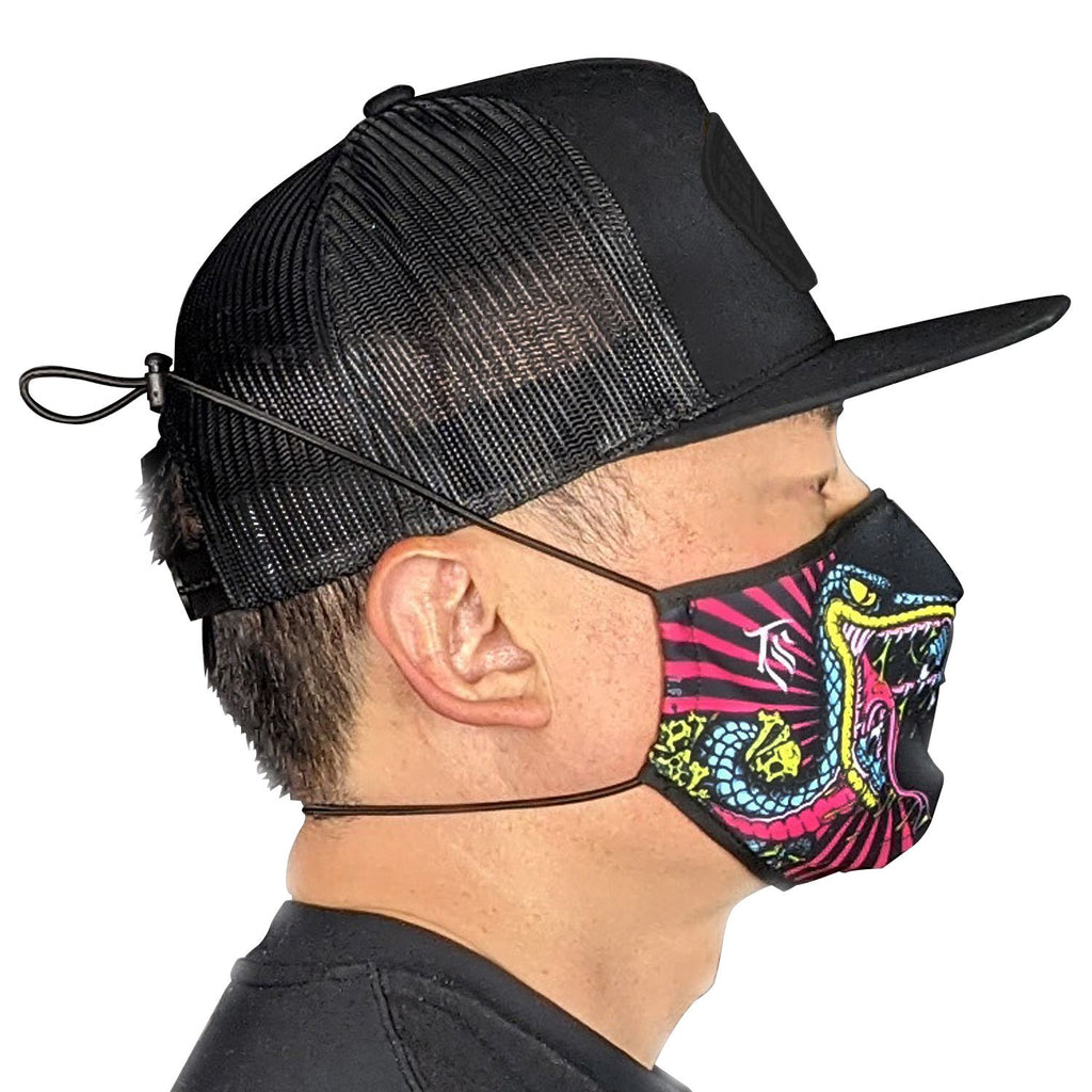 Jet Black Supply Artist Mask Featuring Art by T.F. Cobra – Kingpin ...