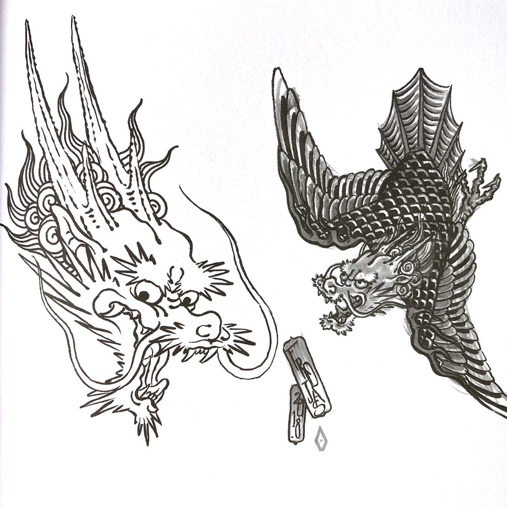 Japanese Sketchbook by Florence Rojas – Kingpin Tattoo Supply