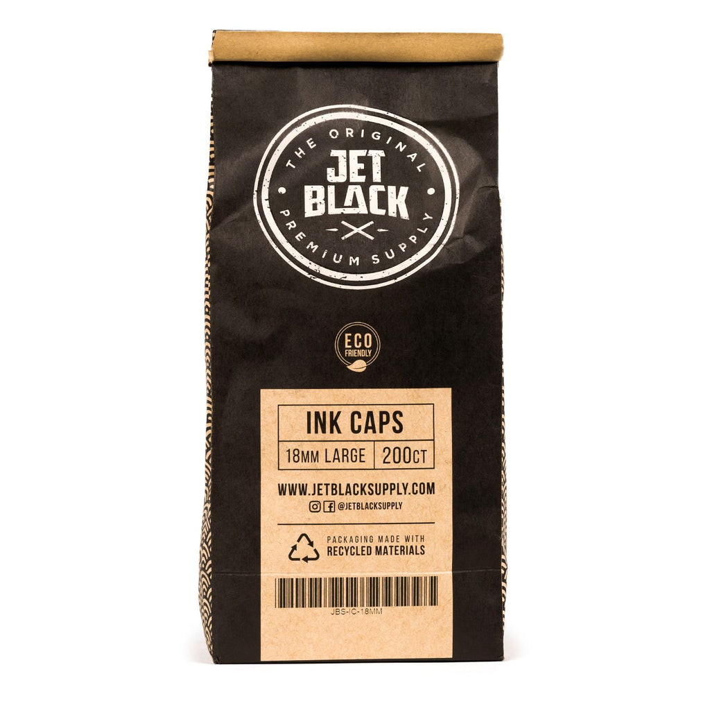 Jet Black Supply Ink Caps #9 Small 10mm 200/Box – Kingpin Tattoo Supply