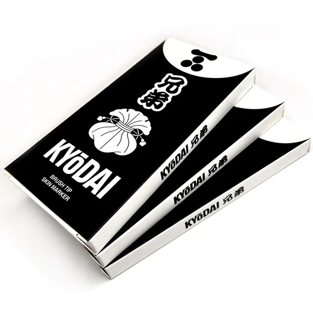 KYoDAI Firm-Tip Brush Pen 5-Pack – Kingpin Tattoo Supply