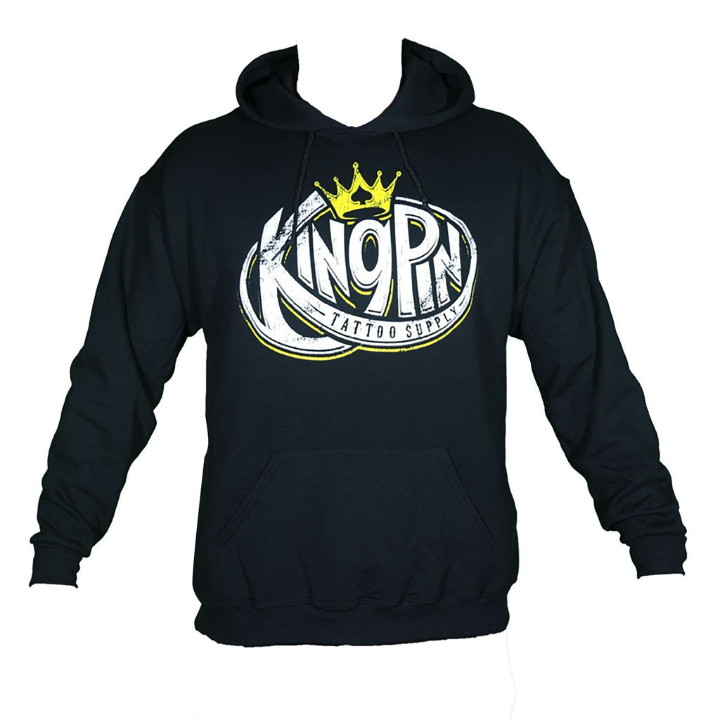 Kingpin Weathered Logo Hoodie – Kingpin Tattoo Supply