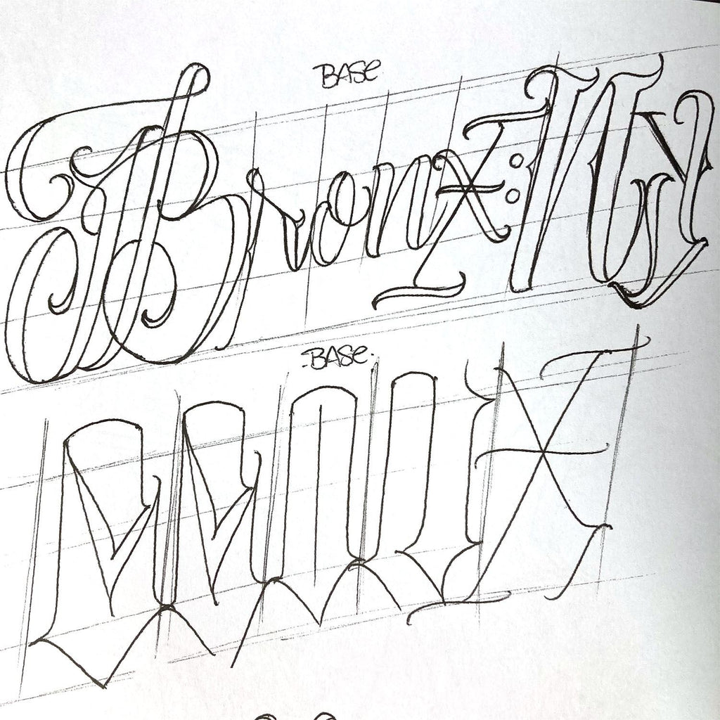 Workbook Lettering by Diego Rhatho – Kingpin Tattoo Supply