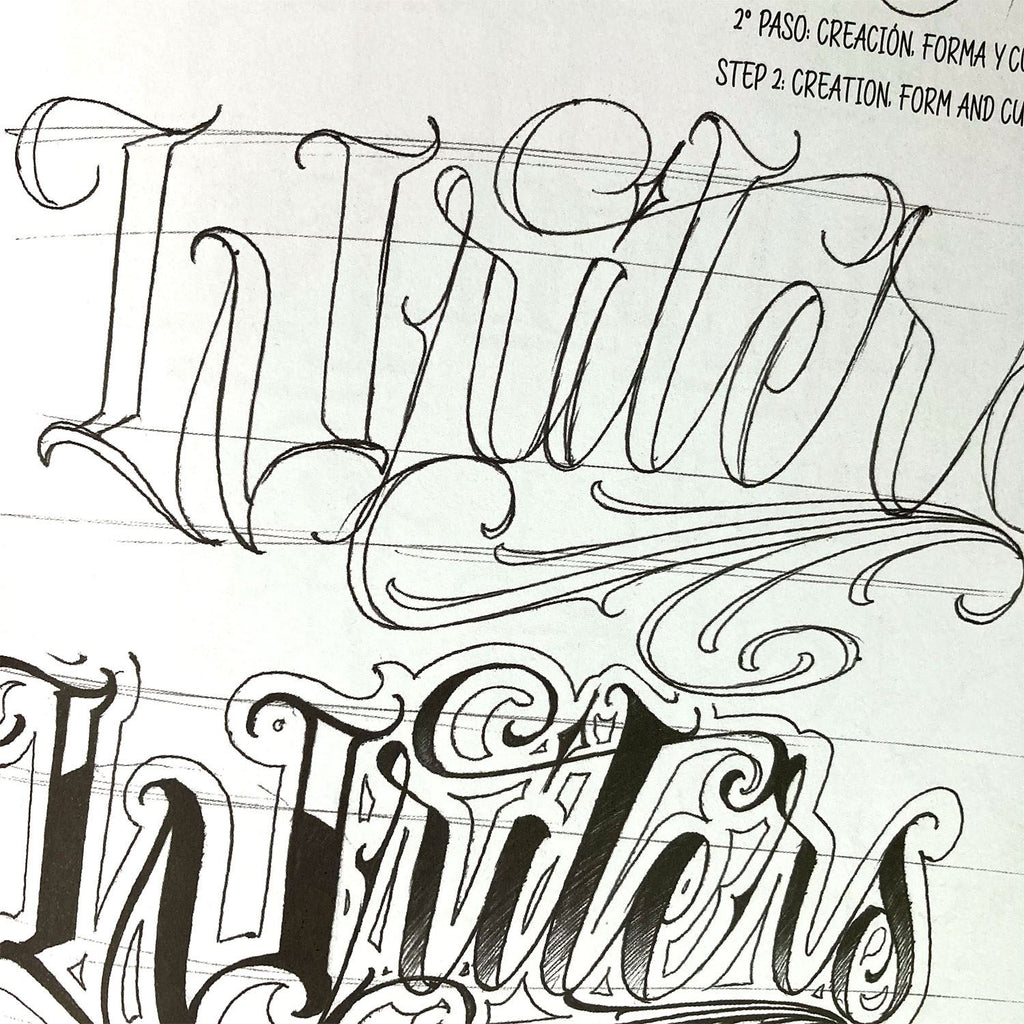 Workbook Lettering by Diego Rhatho – Kingpin Tattoo Supply